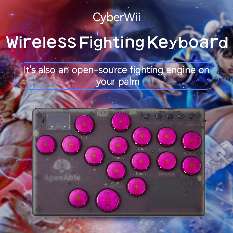 Jual E16 Mirrored Hitbox Leverless Controller For PC/PS4/PS5/Switch ...