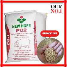 Jual Anselps - P02 New Hope Pur Babi Pellet Repack 1kg - Pakan Ayam New ...