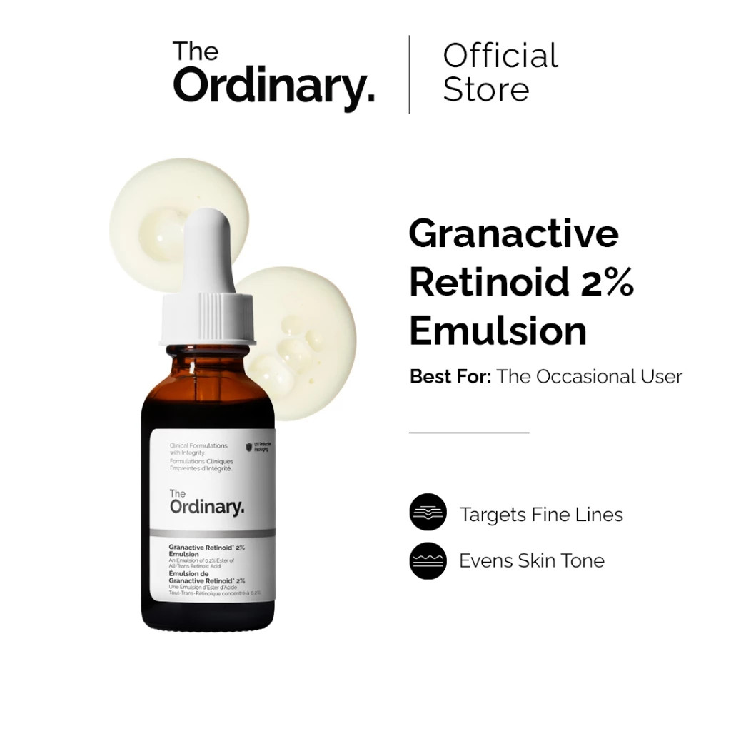 Jual The Ordinary Granactive Retinoid 2% Emulsion (30ml) | Targets ...