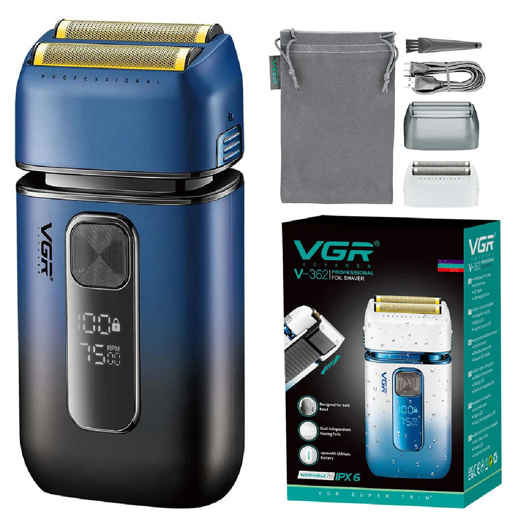 Jual Original VGR Shaver For Men Professional Electric Shaver USB ...