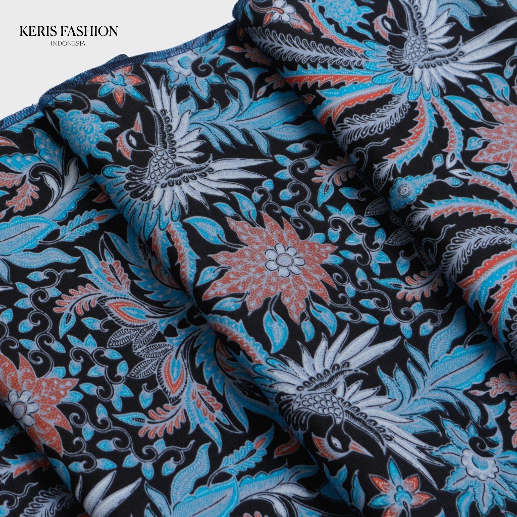 Jual Keris Gallery Bahan Potongan Kain Batik Motif Kukilo Sumunar Angkasa - Biru | Shopee Indonesia