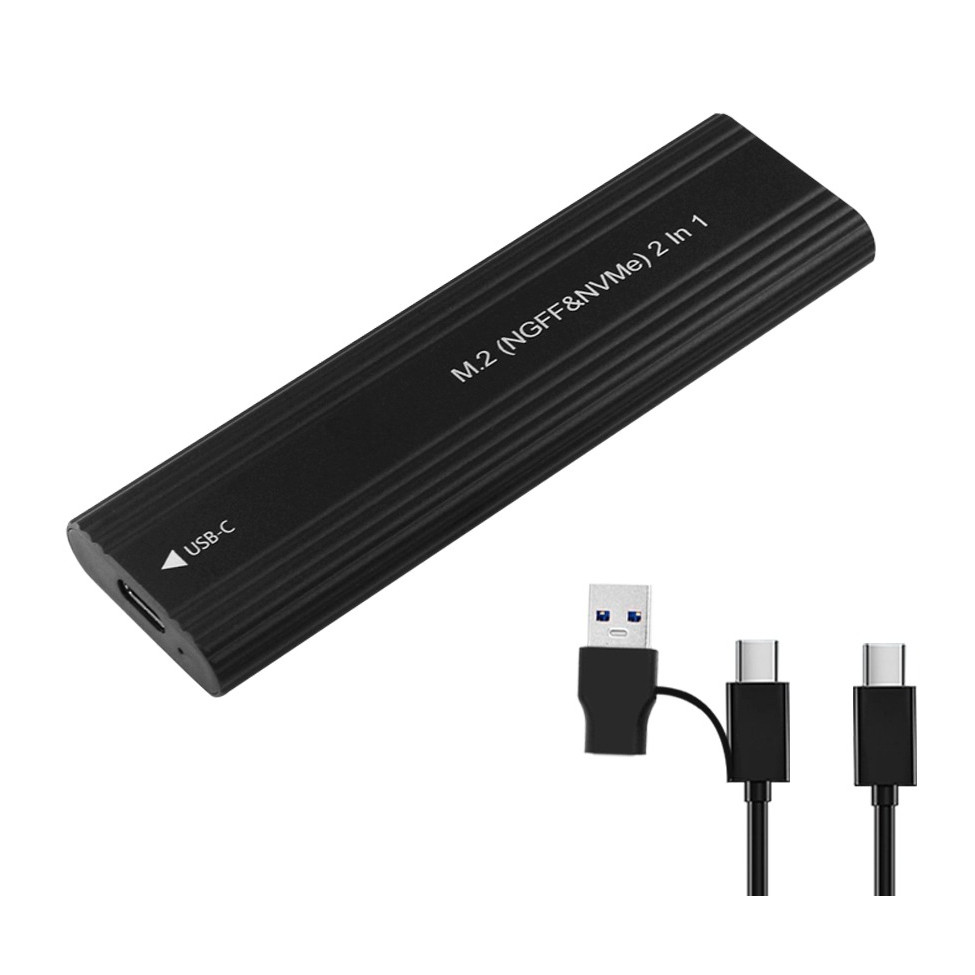 Jual TISHRIC SSD M2 NGFF NVME External Hard Drive Enclosure SingleDual ...