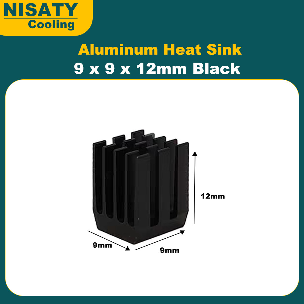 Jual 10PCS 9x9x12mm Aluminum Heatsink Block Computer Cooler Electronic ...