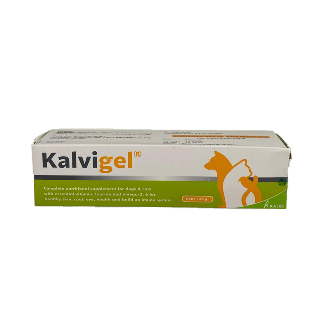 Jual KALVIGEL 60 GRAM - Vitamin Kucing Anjing Tingkatkan Nafsu Makan ...