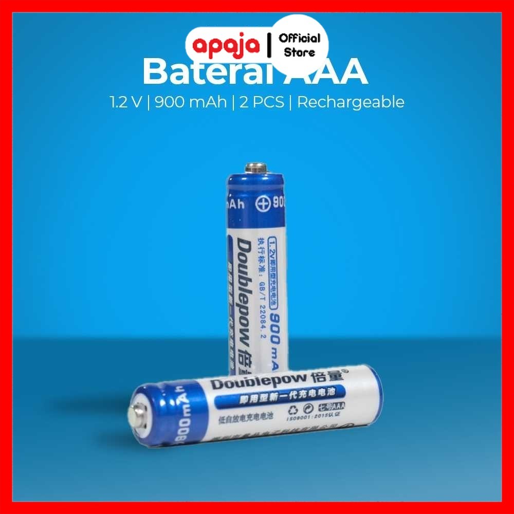 Jual Apaja Baterai Rechargeable AAA Ni-MH 1.2V 900mAh 2 PCS | Shopee ...