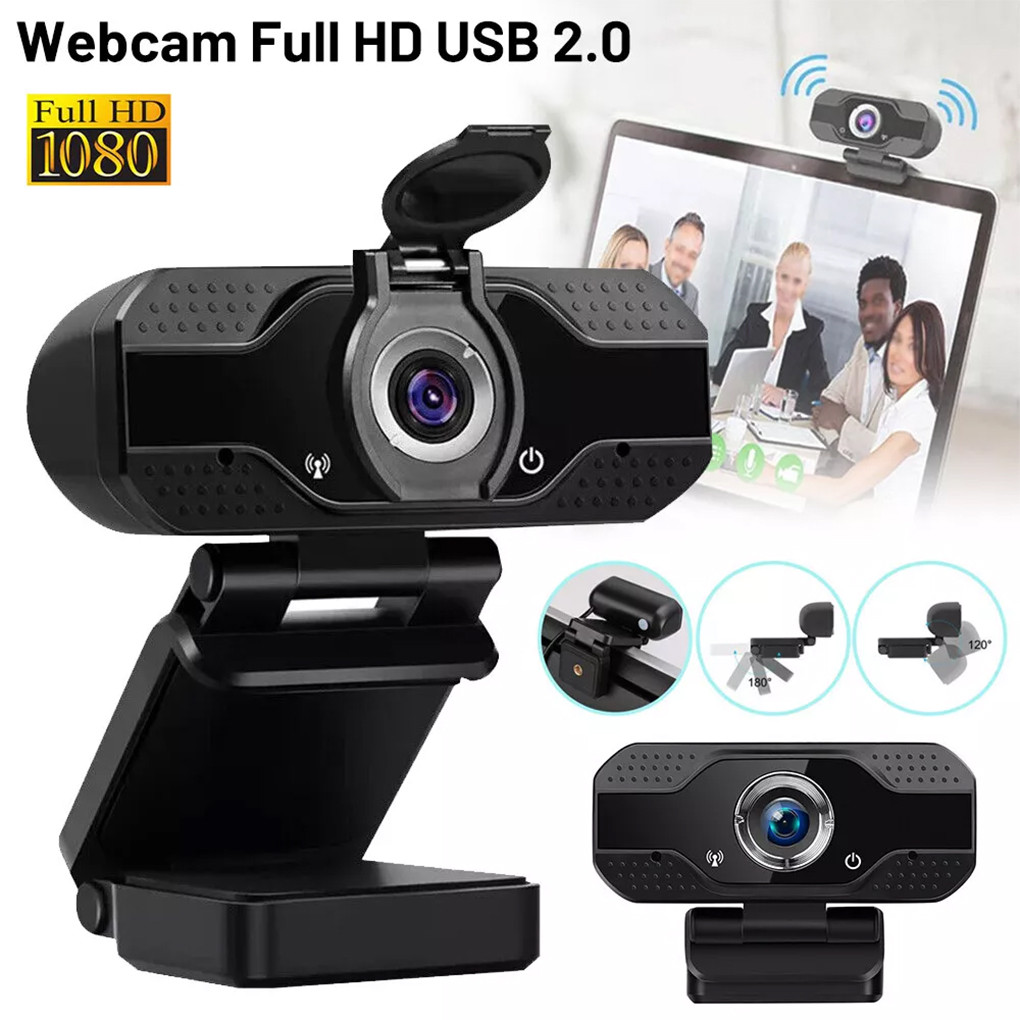 Jual 1080P Full HD Web Camera Manual Focus Computer Camera With ...