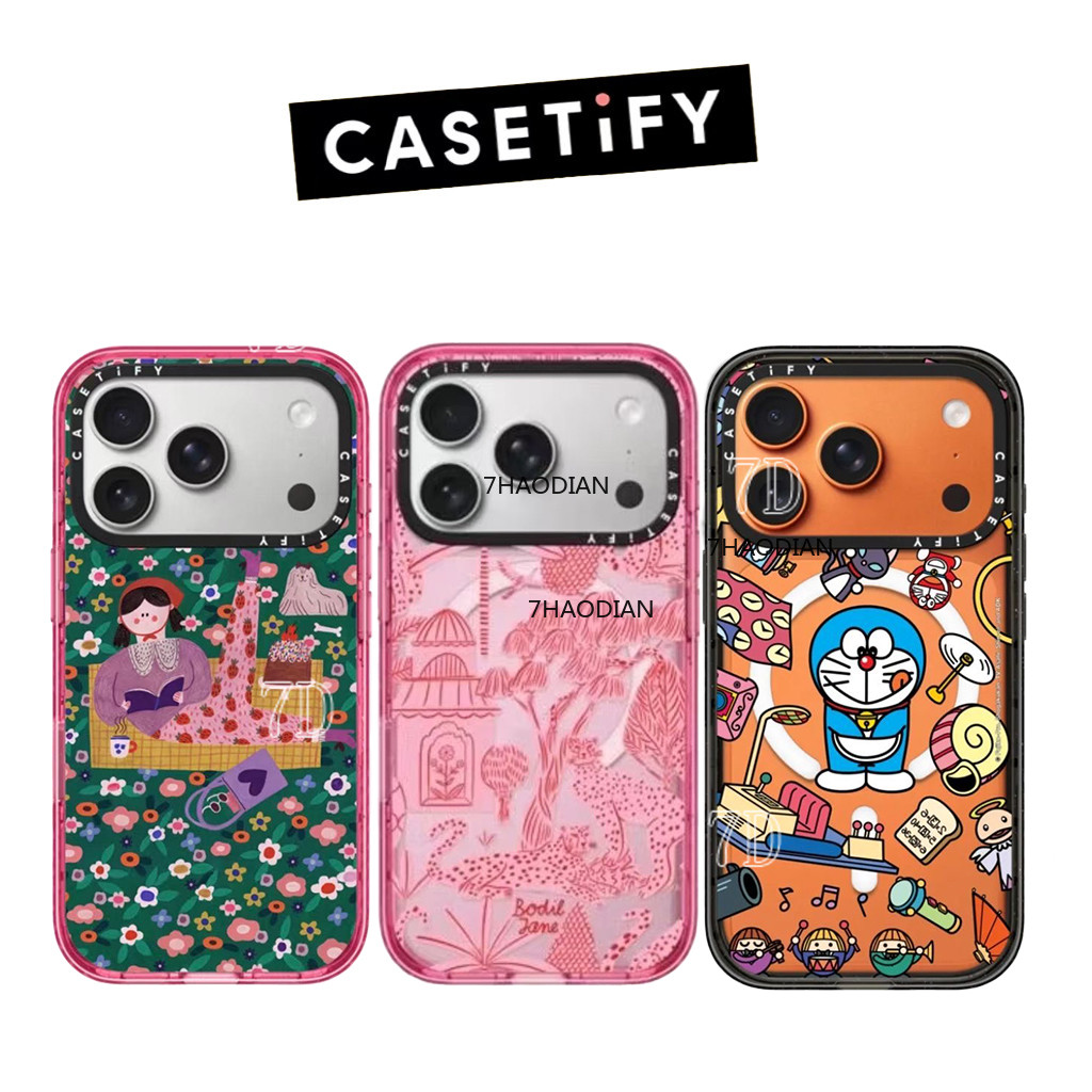 Jual New Drop Proof CASETIFY Casing Colorful Transparent Phone Case for ...