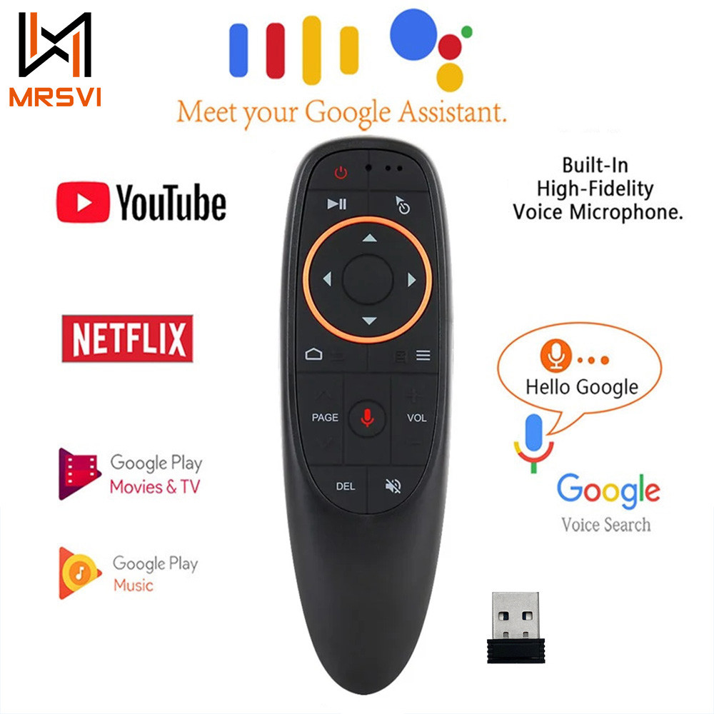 Jual MRSVI G10S Universal Voice Remote Control 2.4G Wireless IR ...