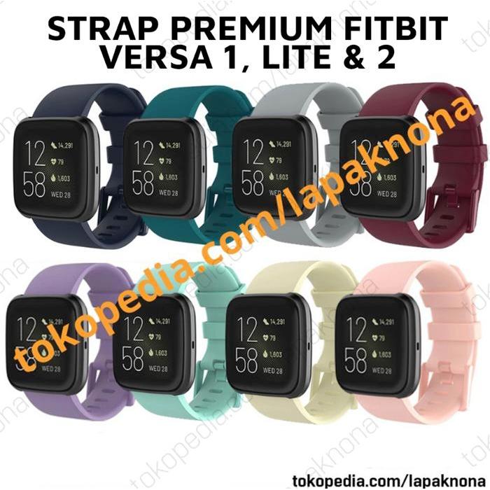 Jual PREMIUM Strap Fitbit Versa / Versa 2 / Lite TPE Tali Jam Watch ...