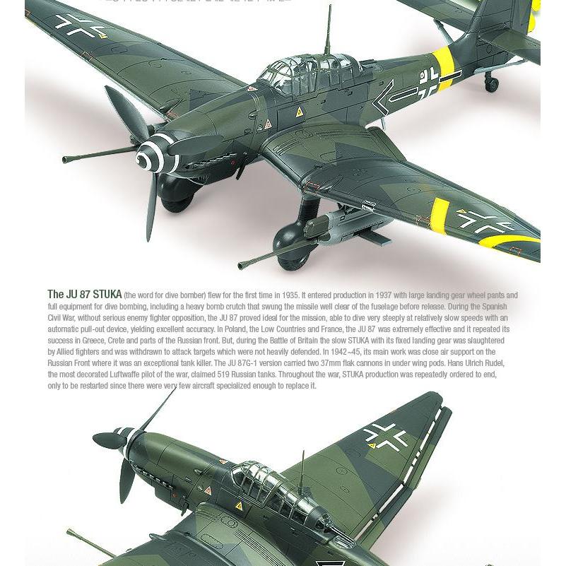 Jual Academy 12404 1/72 Ju 87G-2 Stuka 'Kanonen Vogel" Plastic Assembly ...
