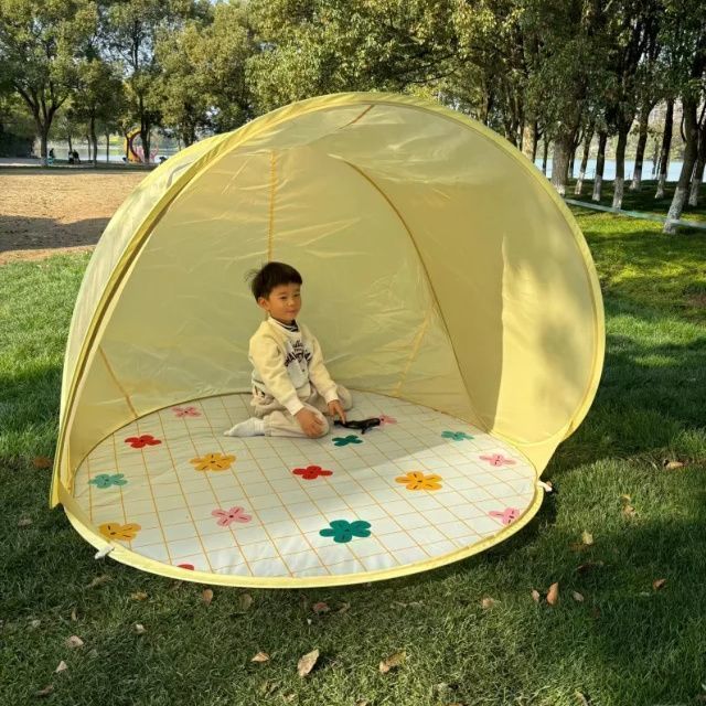 Jual Beach Mat Indoor Tent Outdoor Camping No-Set-Up Tent Indoor ...