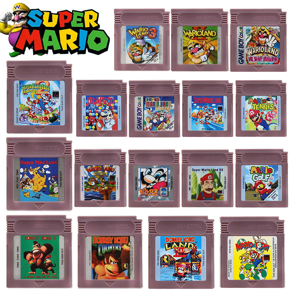 Jual Mario Series GBC 16 Bit Game Video Game Cartridge Console Card ...