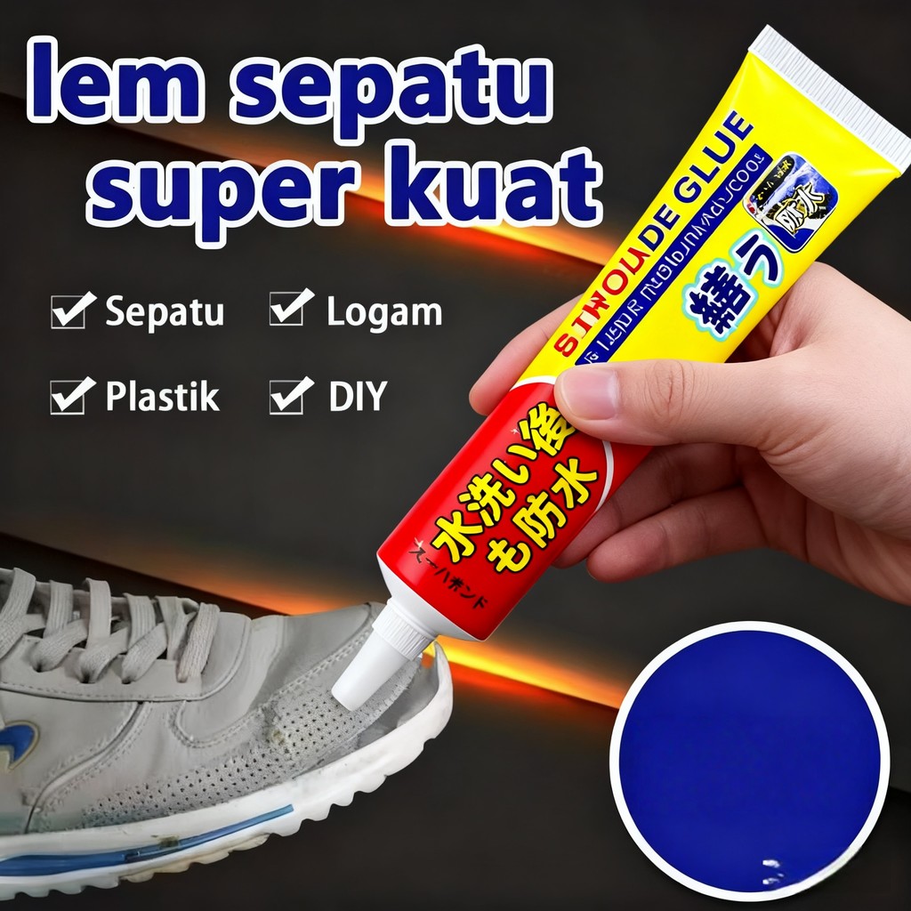 Jual Lem sepatu Jepang, lem sepatu kuat, lem sepatu lembut transparan ...