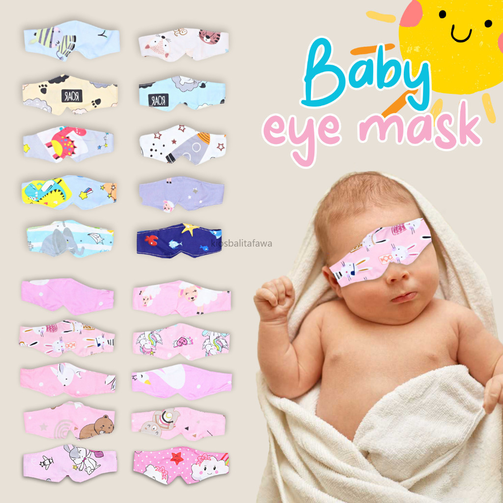 Jual (LEBIH TEBAL) Kacamata Jemur Bayi New Born / Baby Eye Mask Anti ...