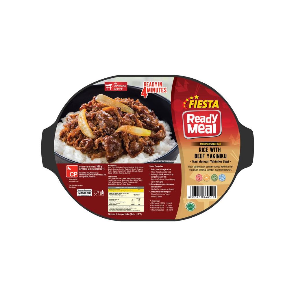 Jual Fiesta Ready to Meal Beef Yakiniku 320gr | nasi dan daging sapi ...