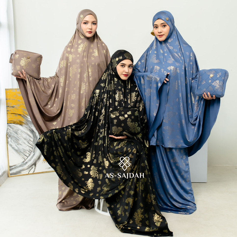 Jual Jerry OFC - Mukena Hazimah Dewasa Bahan Mimoza Strechy Premium ...