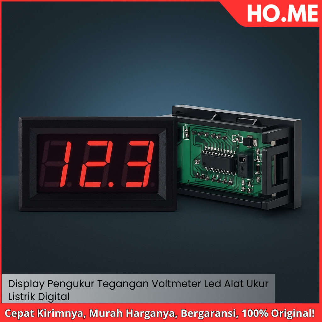 Jual [HO.ME] Display Pengukur Tegangan – Voltmeter LED – Alat Ukur ...