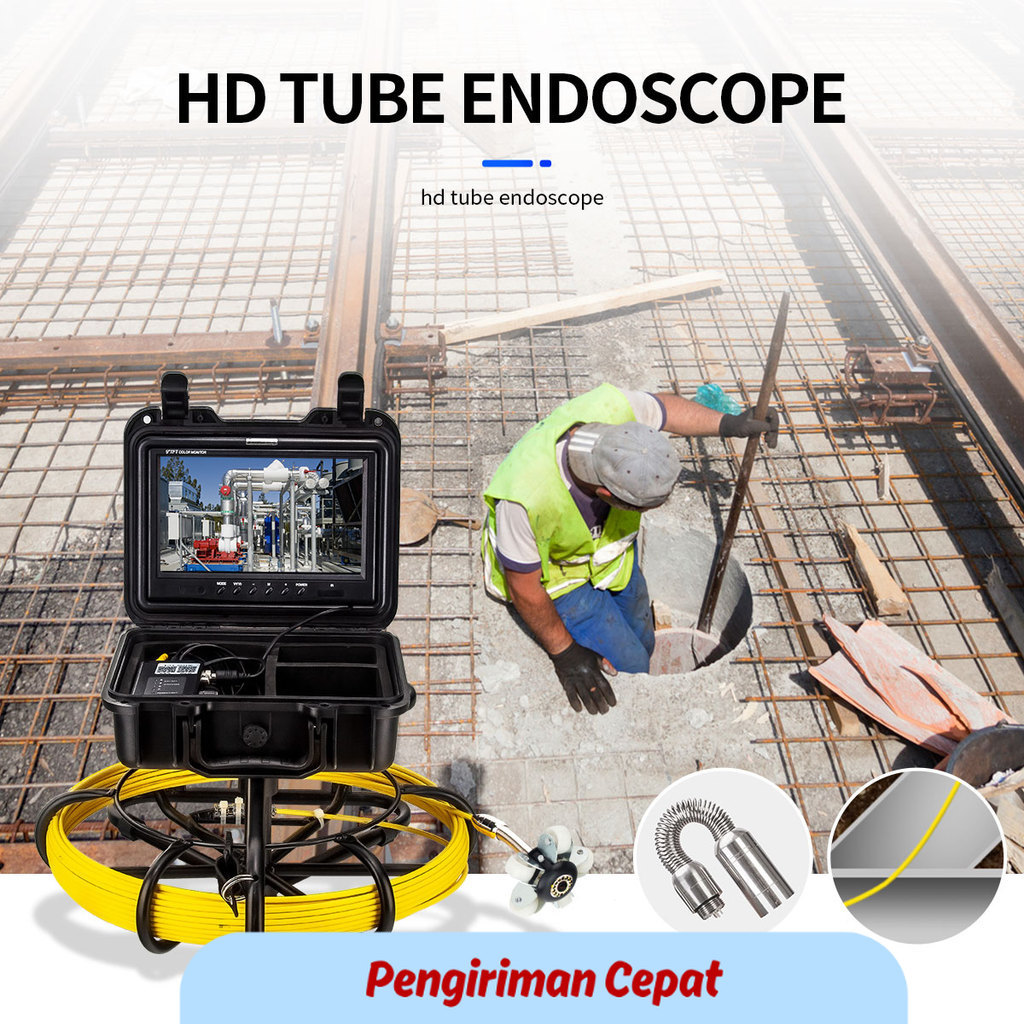 Jual PCP 9" DVR Video Recording 30/50/100/200M HD Screen SYANSPAN Pipe ...