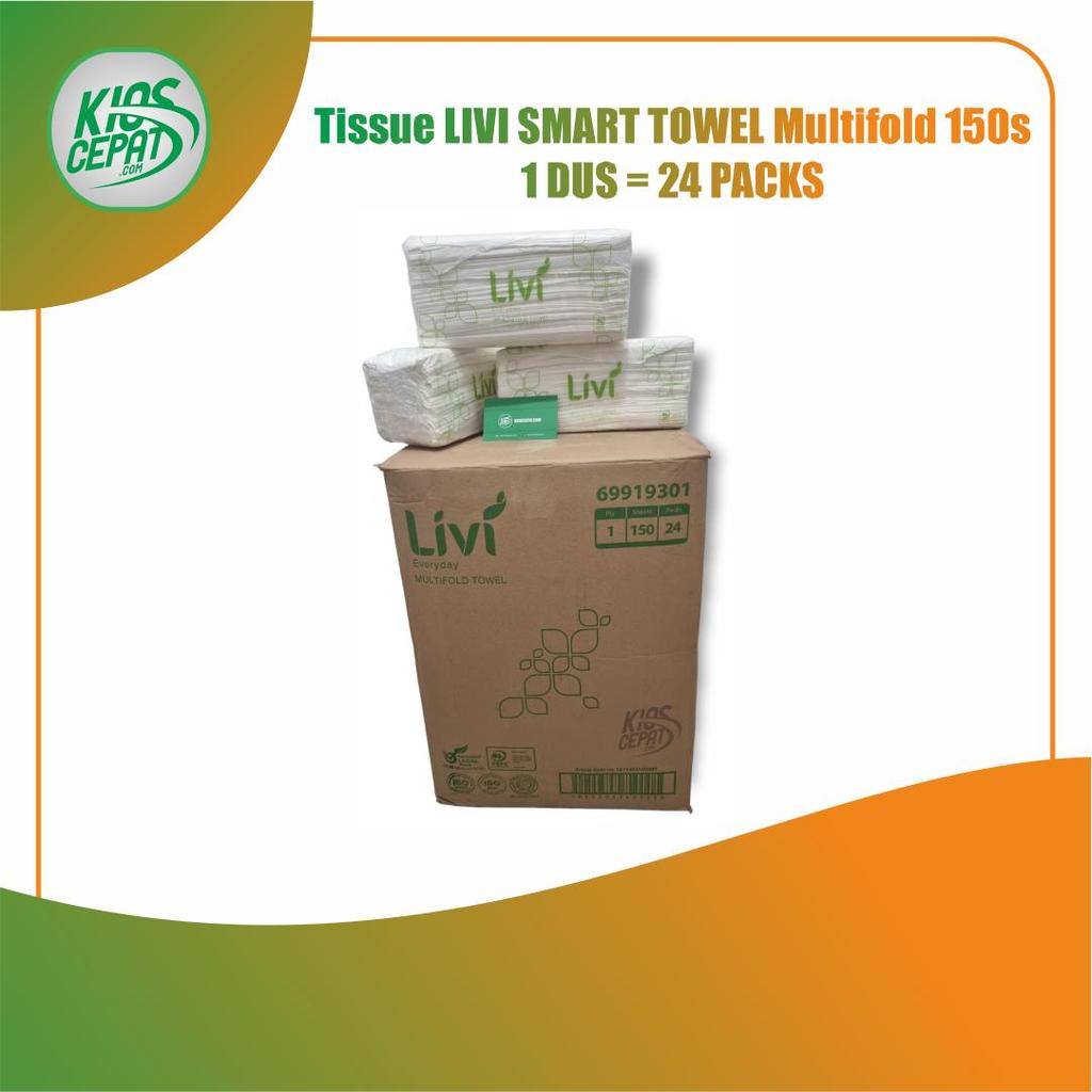 Jual Tissue LIVI SMART TOWEL Multifold (EVERYDAY HAND TOWEL) 1DUS ...