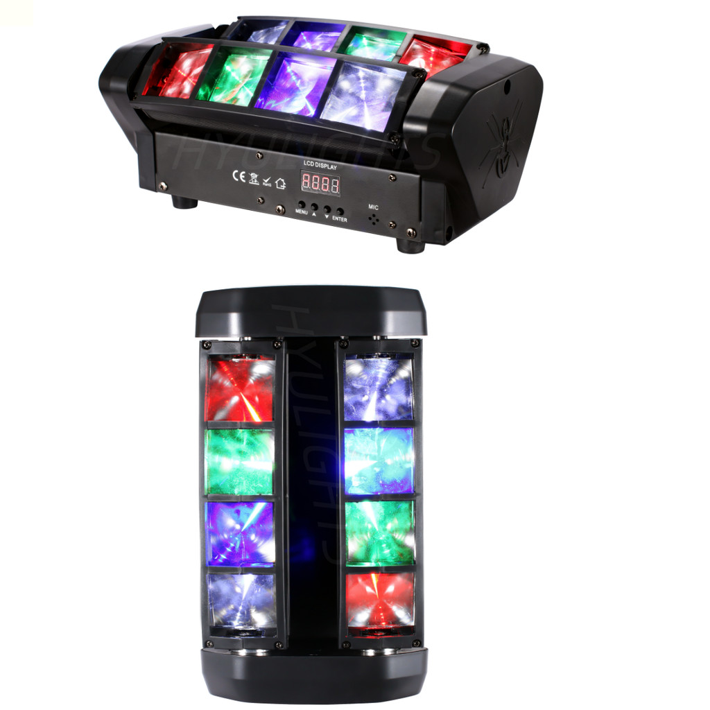 Jual Mini LED Spider 80W RGBW Beam Good Quality DJ Moving Head Wash Bar ...