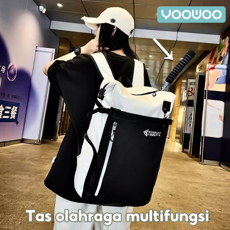 Jual YooWoo Tas Olahraga / Tas Raket Bulutangkis Multifungsi / Ransel ...