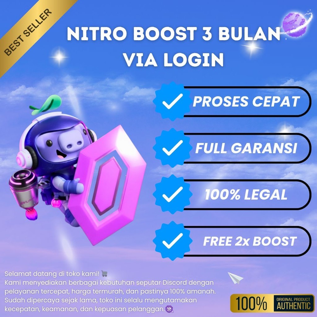 Jual DC Nitro Pro 3 Bulan Free 2 Boost Untuk Server Bergaransi | Shopee ...