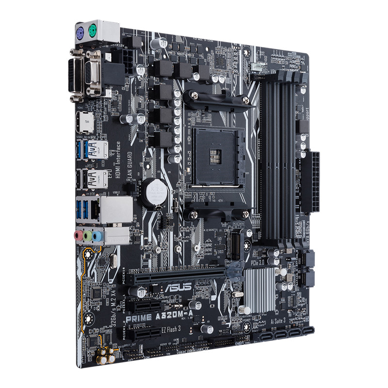 Jual ASUS PRIME A320M-A AMD A320 AM4 Motherboard For Ryzen 5/3/7 5600G ...