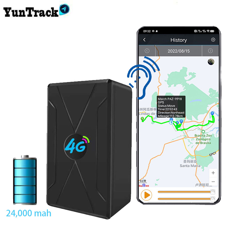 Jual Global 4G Car Magnet GPS Tracker Voice Monitoring Tracking Start Stop Location Shock SMS ...