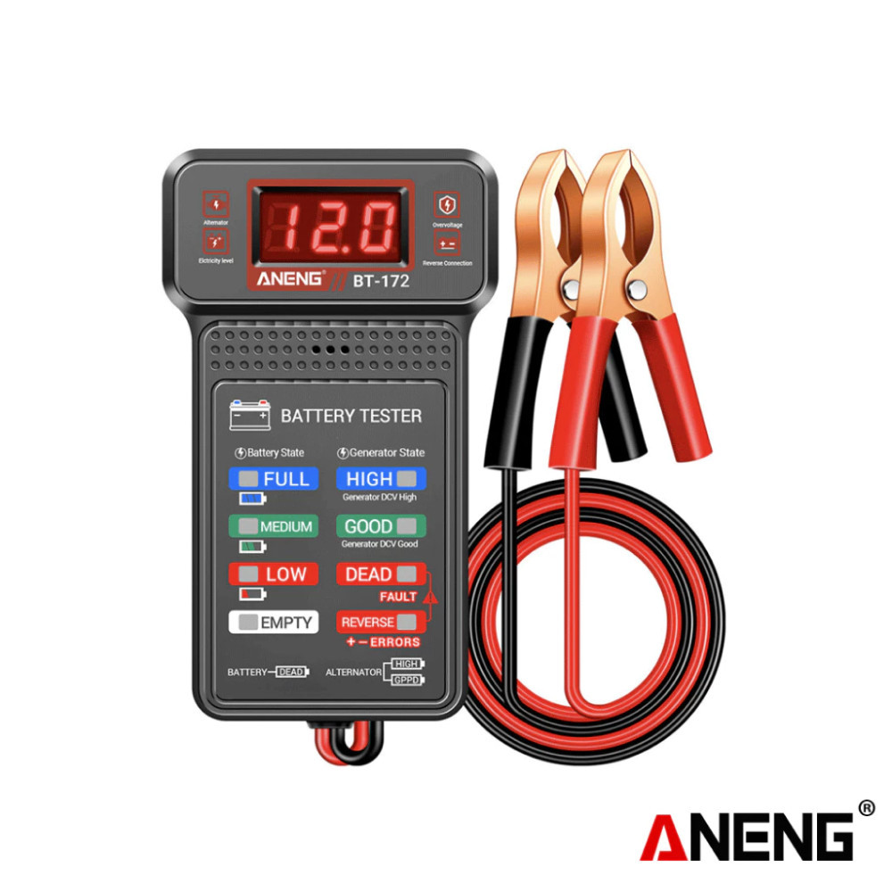 Jual [Bayar di Tempat] ANENG Tester Aki Mobil Digital Car Battery ...