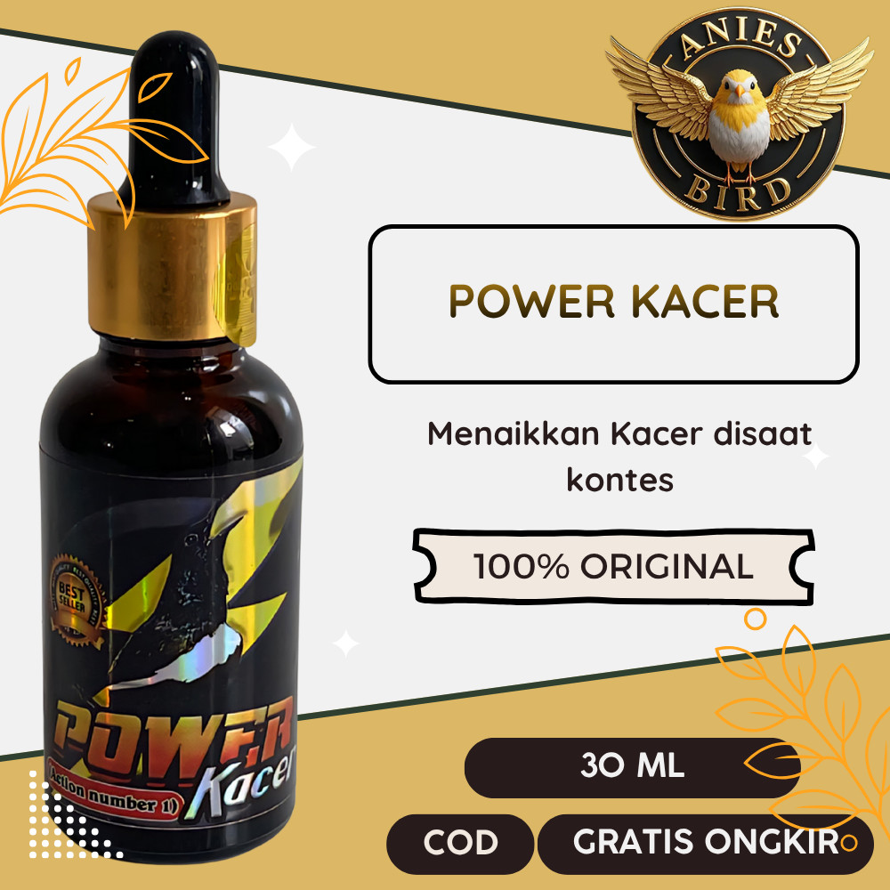 Jual Power Kacer 20ml Vitamin Penggacor Bongkar Isian Formula Fighter ...