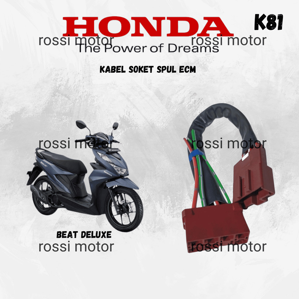 Jual KABEL SOKET ECU SOCKET ECM SPULL BEAT DELUXE (K81) | SPAREPART ...