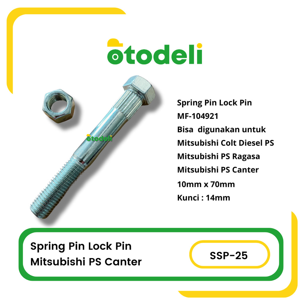 Jual Baut Pen Per Stud Spring Lock Pin Mitsubishi PS Canter | Shopee ...