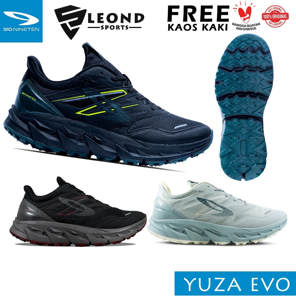 Jual Sepatu Running Trail 910 Nineten Yuza Evo Original Sepatu Trail ...