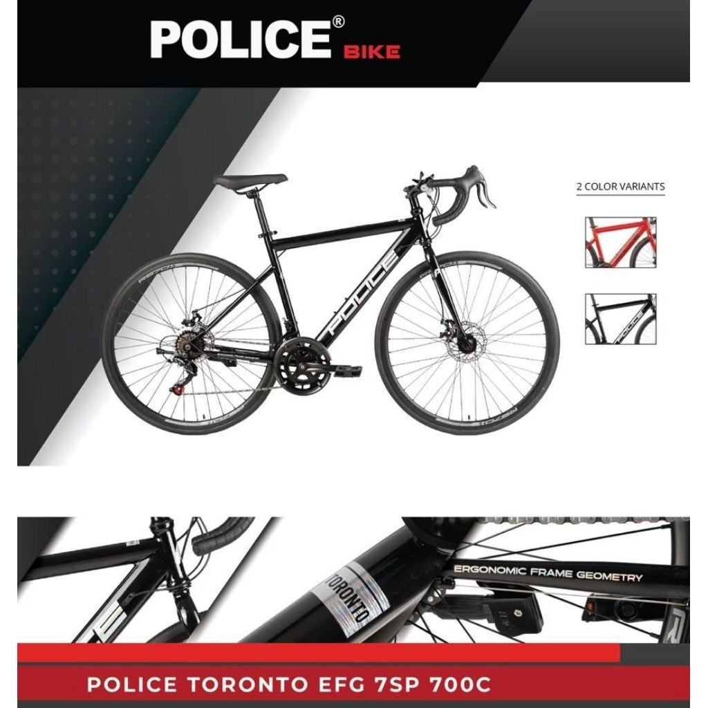 Jual Sepeda Roadbike Element Police TORONTO EFG Shimano New 2025 ...