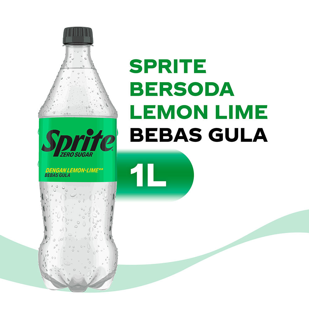 Jual SPRITE SOFT DRINK ZERO SUGAR LEMON LIME 1LT | Shopee Indonesia