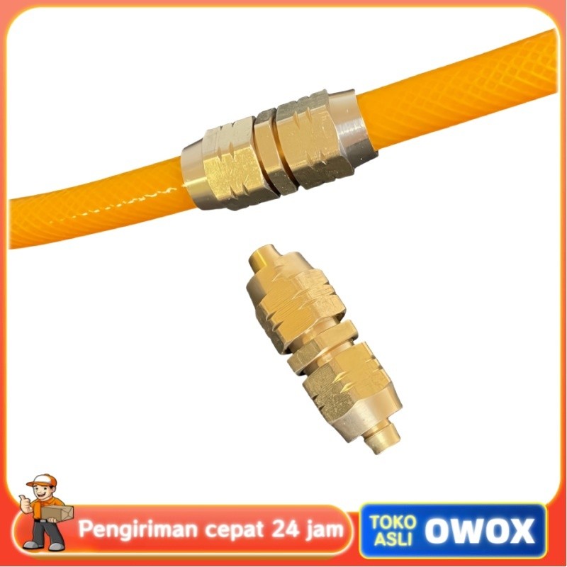 Jual Sambungan selang Kuningan / Nepel Lurus kuningan / nepel selang ...
