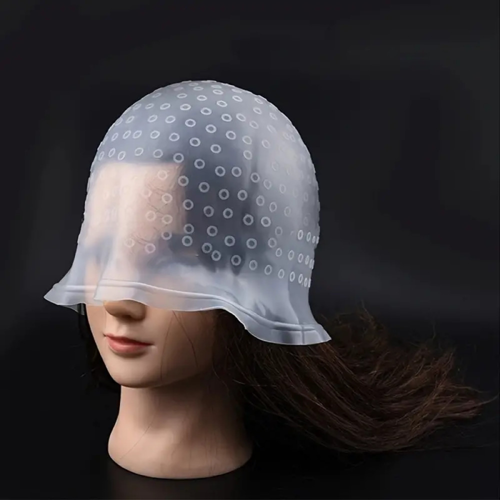 Jual Magicap Topi Highlight Semir Rambut Coloring Bleaching Hair Cap ...