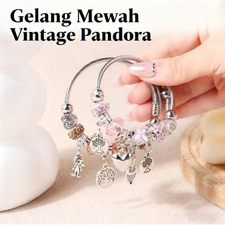 Jual Elomery Gelang Serbaguna Berwarna-warni Gelang Liontin Hati ...