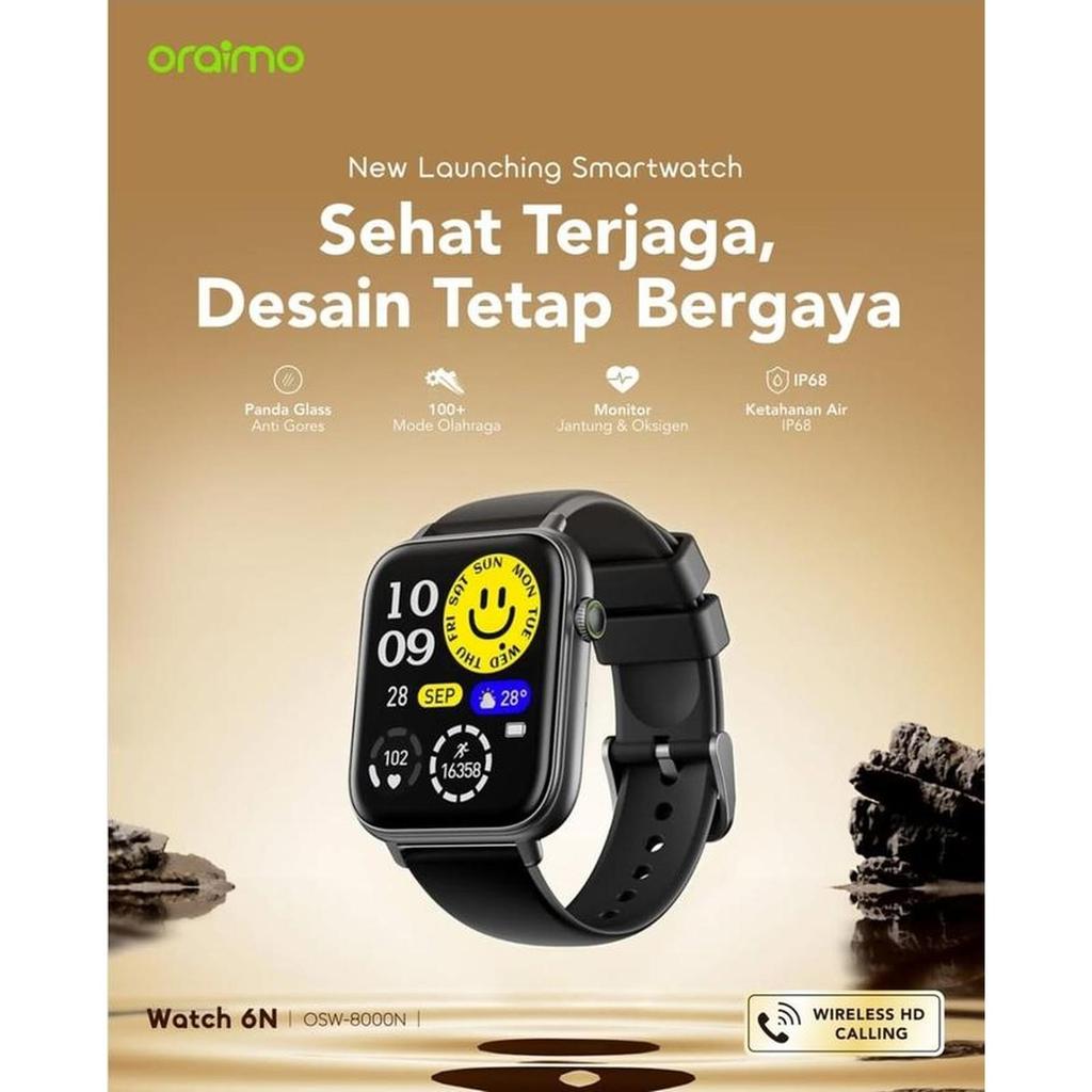 Jual Oraimo OSW 8000N Smartwatch 6N OSW-8000N Jam Tangan Pintar IP68 ...