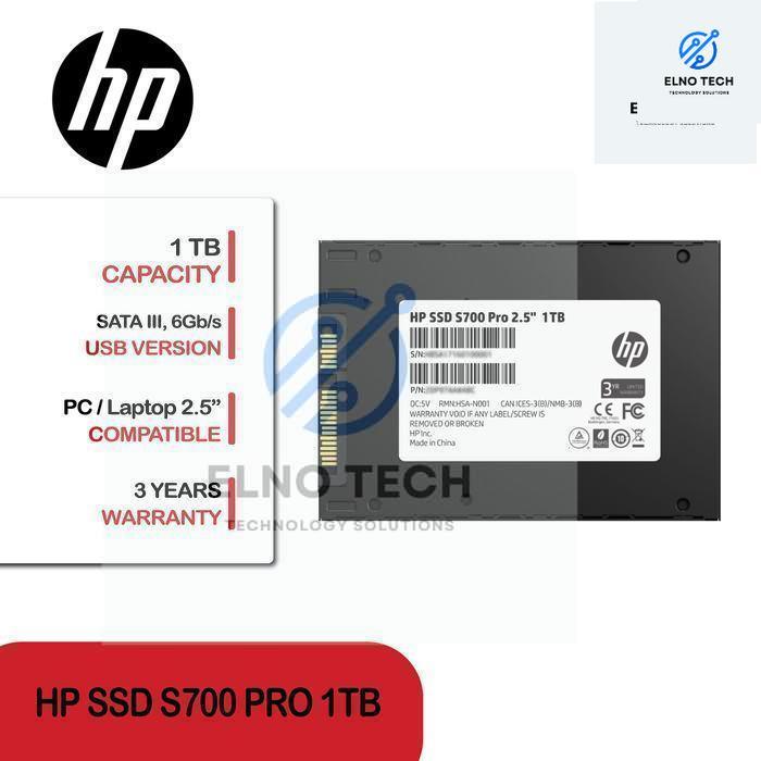 Jual HP SSD S700 PRO 1TB - 2.5inch SATA 7mm with 1GB DRAM Garansi 3 ...