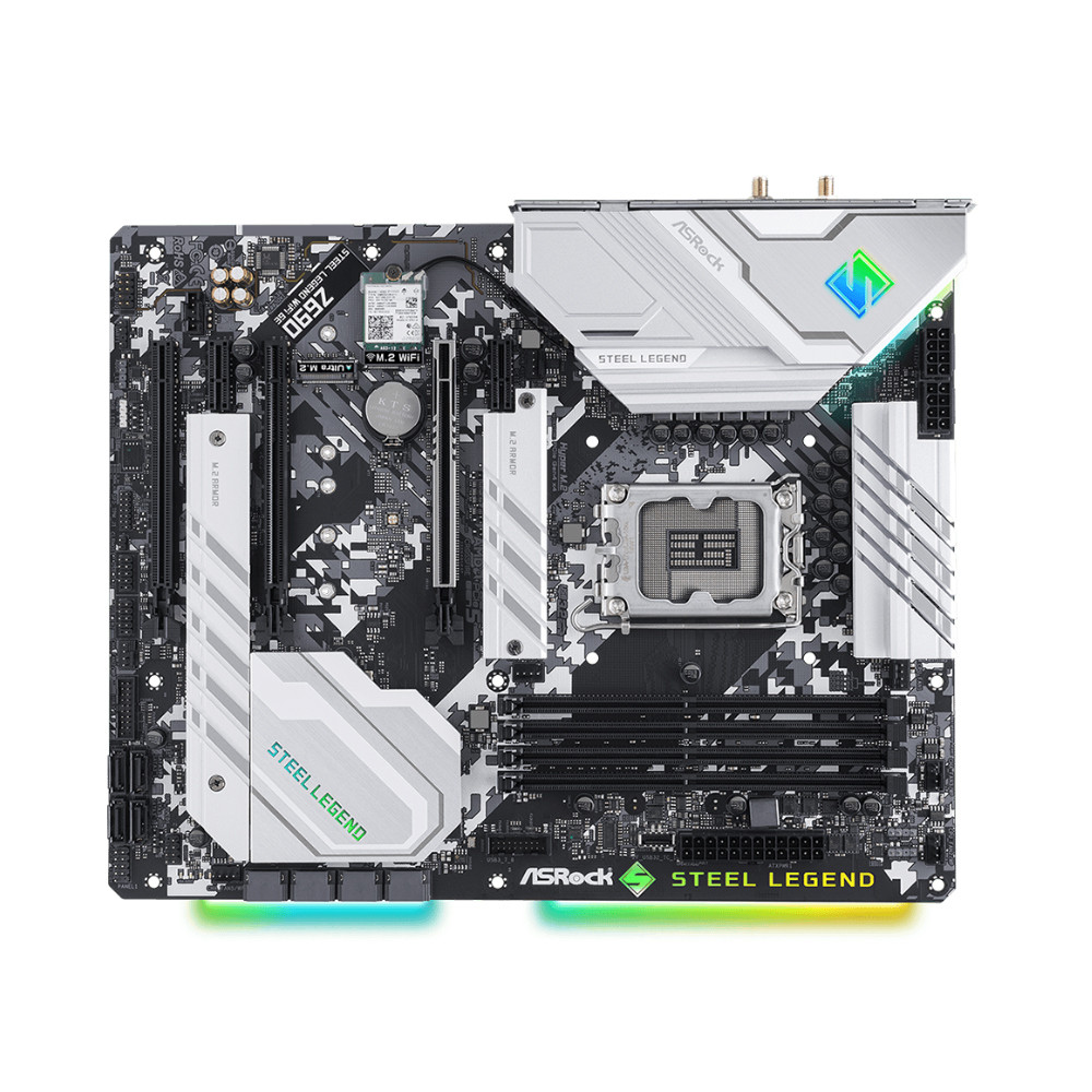 Jual ASROCK Z690 STEEL LEGEND WIFI 6E Motherboard Z690 LGA 1700 Support ...