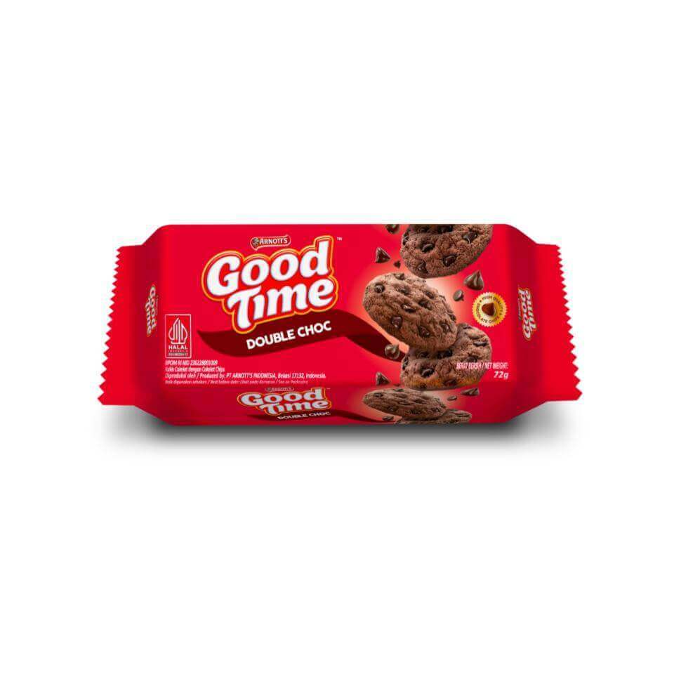 Jual Good Time Cookies Double Choco 72 gr | Shopee Indonesia