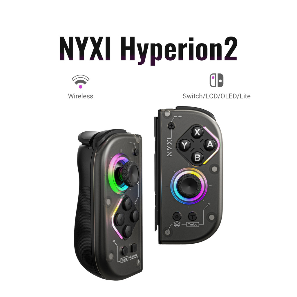 Jual NYXI Hyperion 2 Wireless Swit Controller Vibration Hall Joystick ...