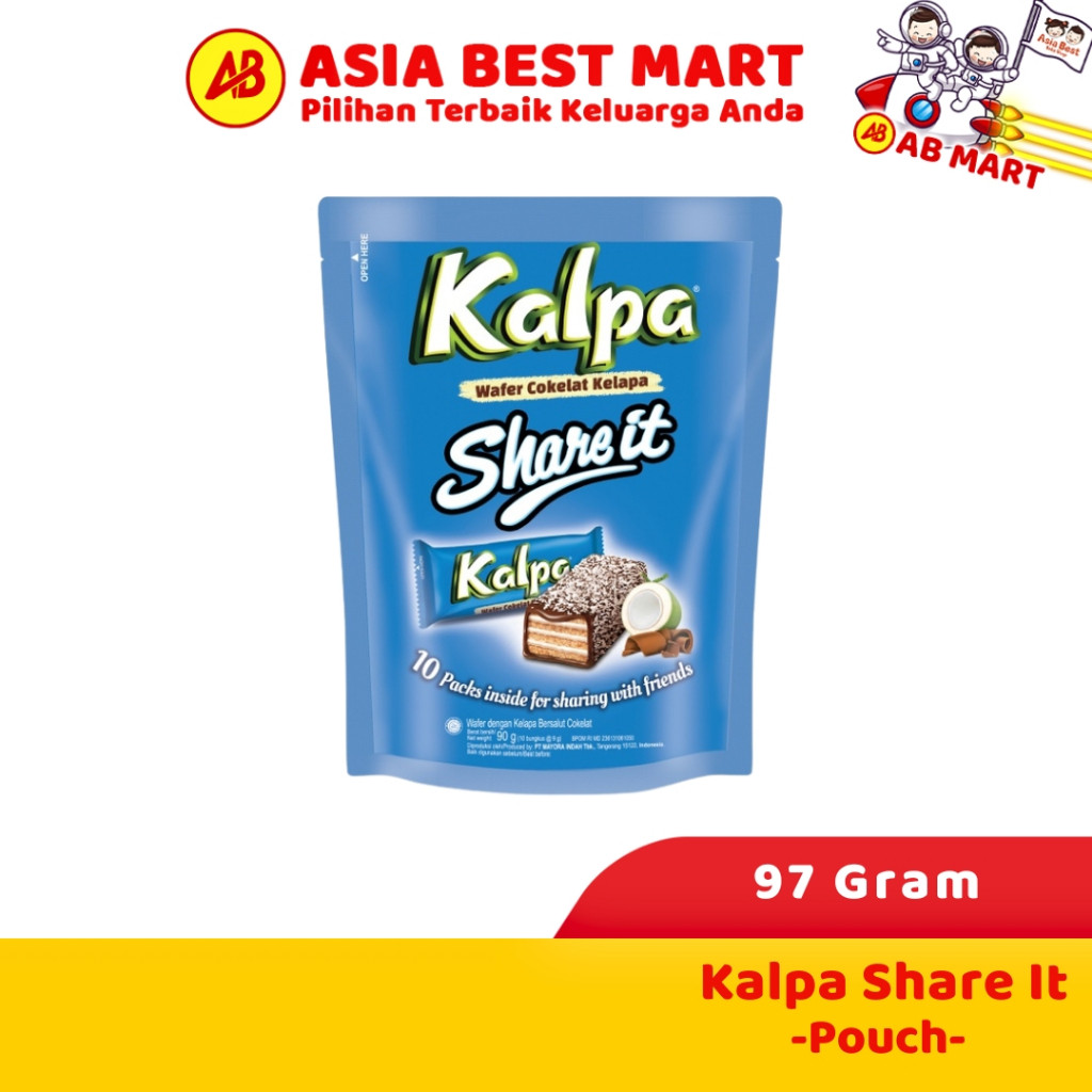Jual Kalpa Share It Pouch @ 97 Gram Wafer Snack Cemilan | Shopee Indonesia
