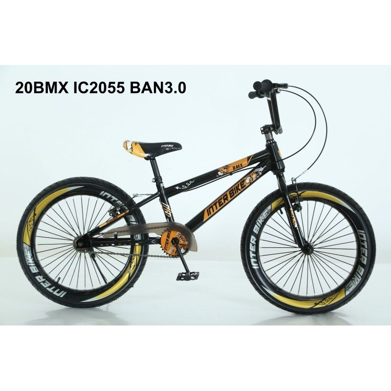 Jual SEPEDA ANAK LAKI LAKI BMX 20 INCH INTERBIKE 2055 BAN JUMBO 3.0 ...