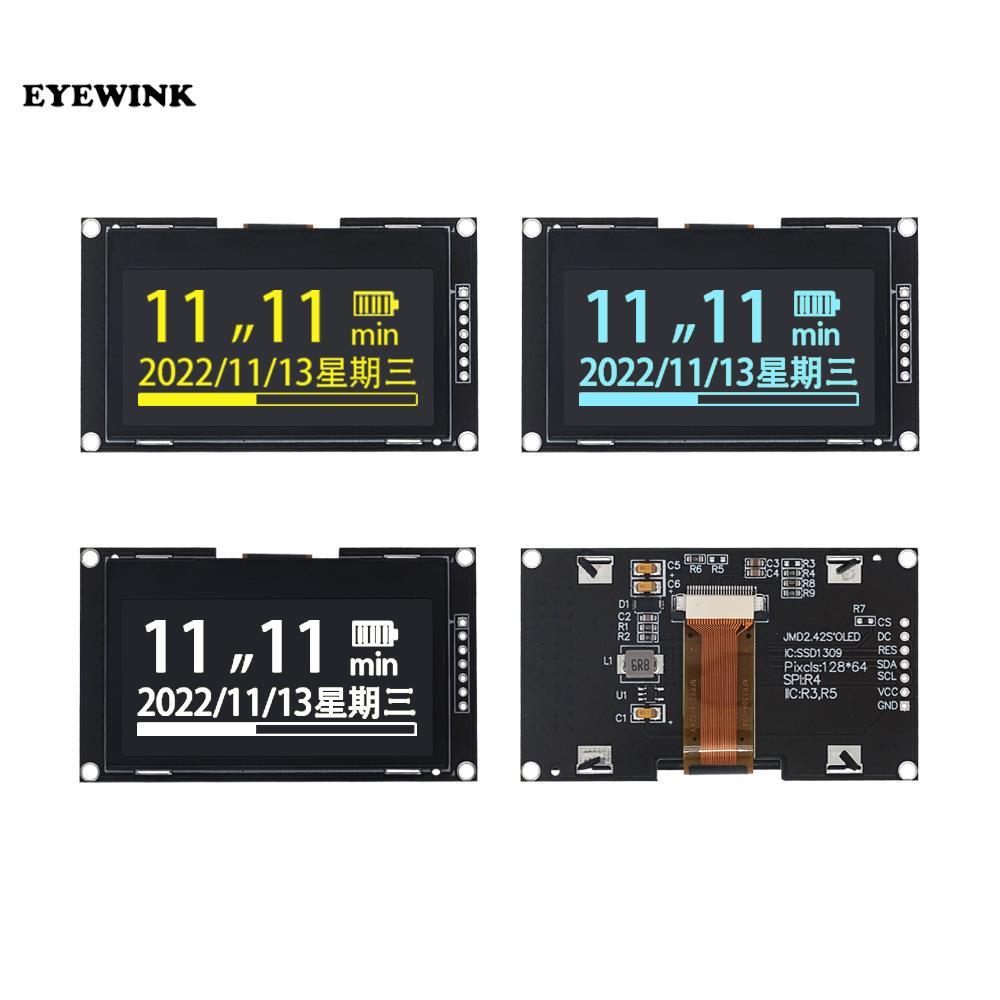 Jual 2.42 in 2.42" OLED say Module 128x64 LCD HD Screen Module SSD1309 ...