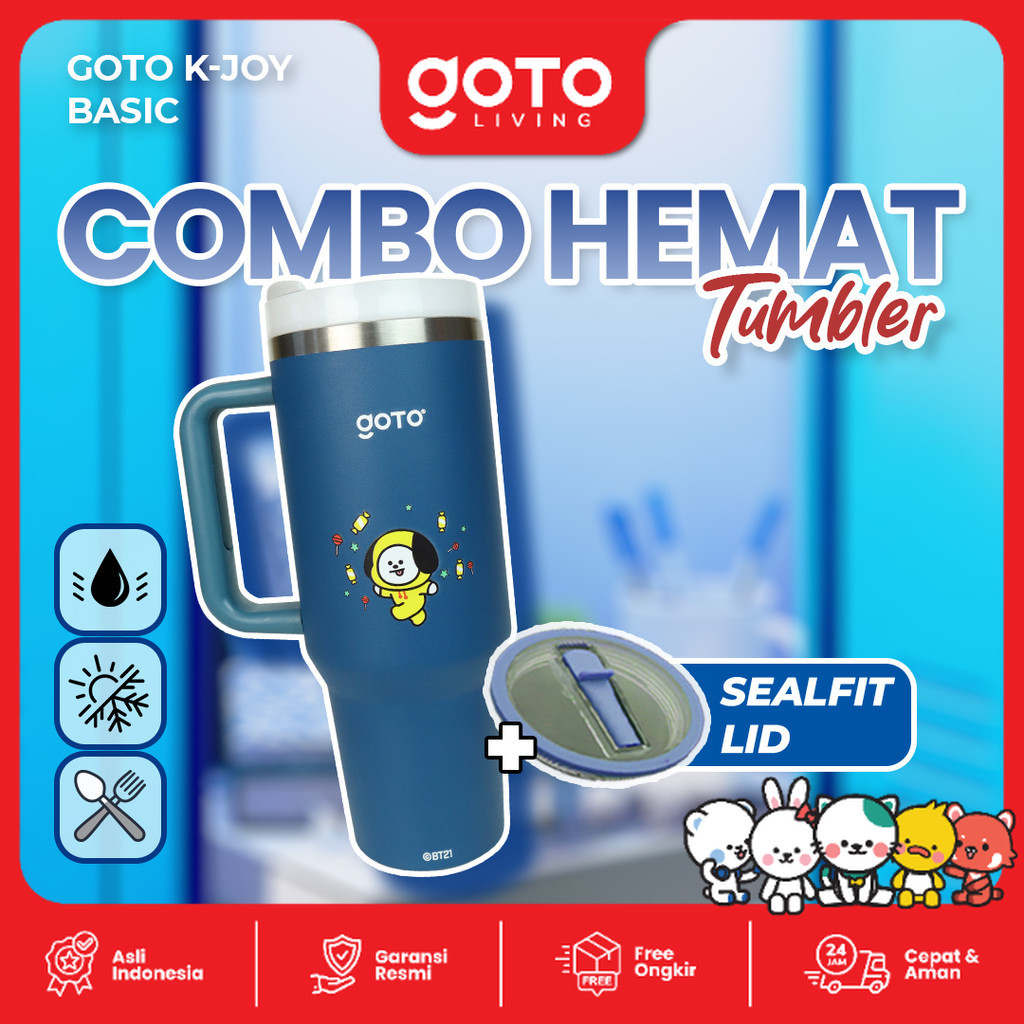 Jual Goto K-Joy X BT21 Tumbler Tahan Dingin Panas Botol Tempat Minum ...