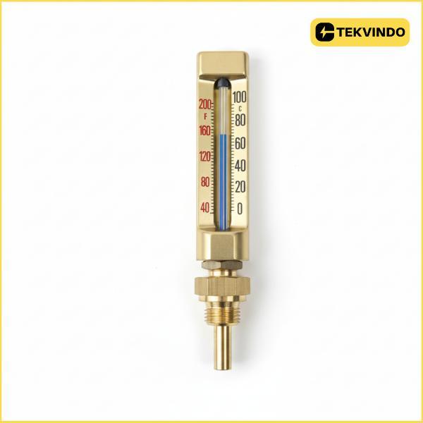 Jual Thermometer Sika 174B Lurus 0–100°C x 40mm Alat Ukur Suhu Cairan ...