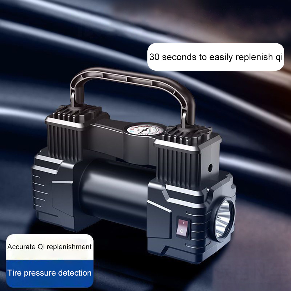 Jual 12V 150PSI Mini Air Compressor Dual Cylinder Heavy Duty Tire ...