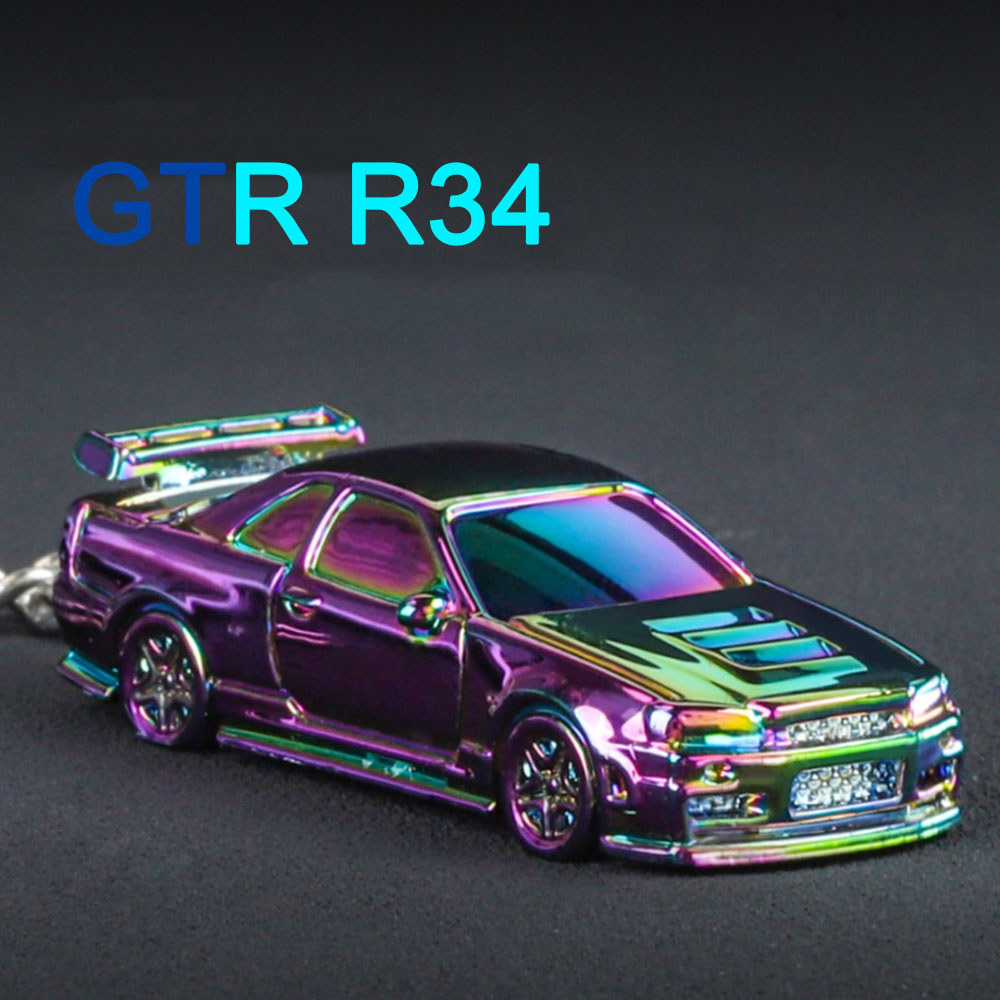 Jual 1:64 Nissan GTR-R34 Audi Rs7 Cars Models Toys Keys Buckle Alloy ...